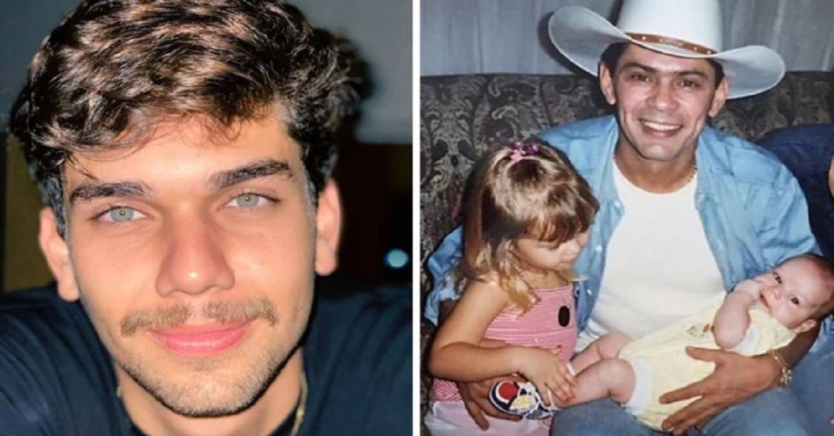 O neto do cantor Leandro nasceu! A primeira foto do bebê já foi divulgada