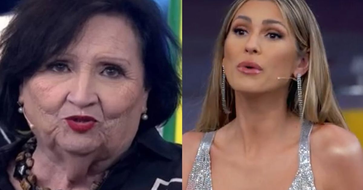 Dona Déa Lúcia expõe Lívia Andrade no 'Domingão' e declara: 'Ela tem um ...