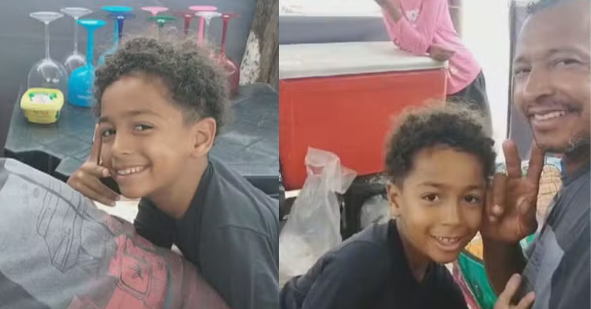 Caso Édson Davi: Imagens captam menino de 6 anos pouco antes do ...